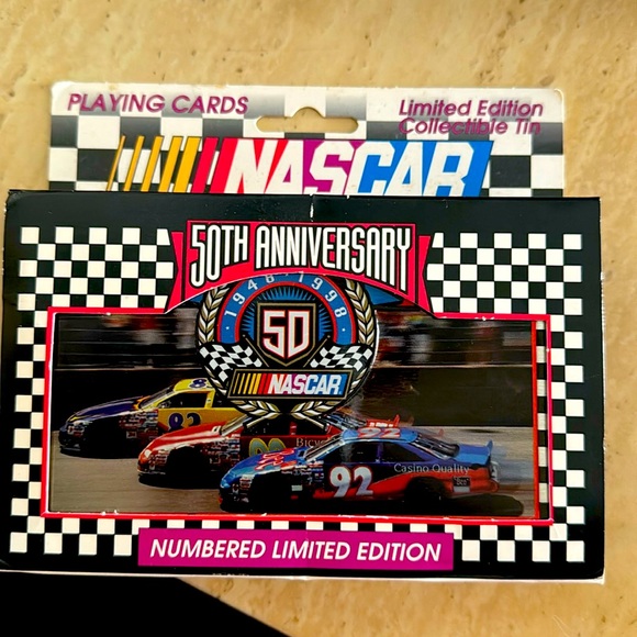 Nascar | Games | Nascar 5th Anniversary Playing Cards With Limited ...